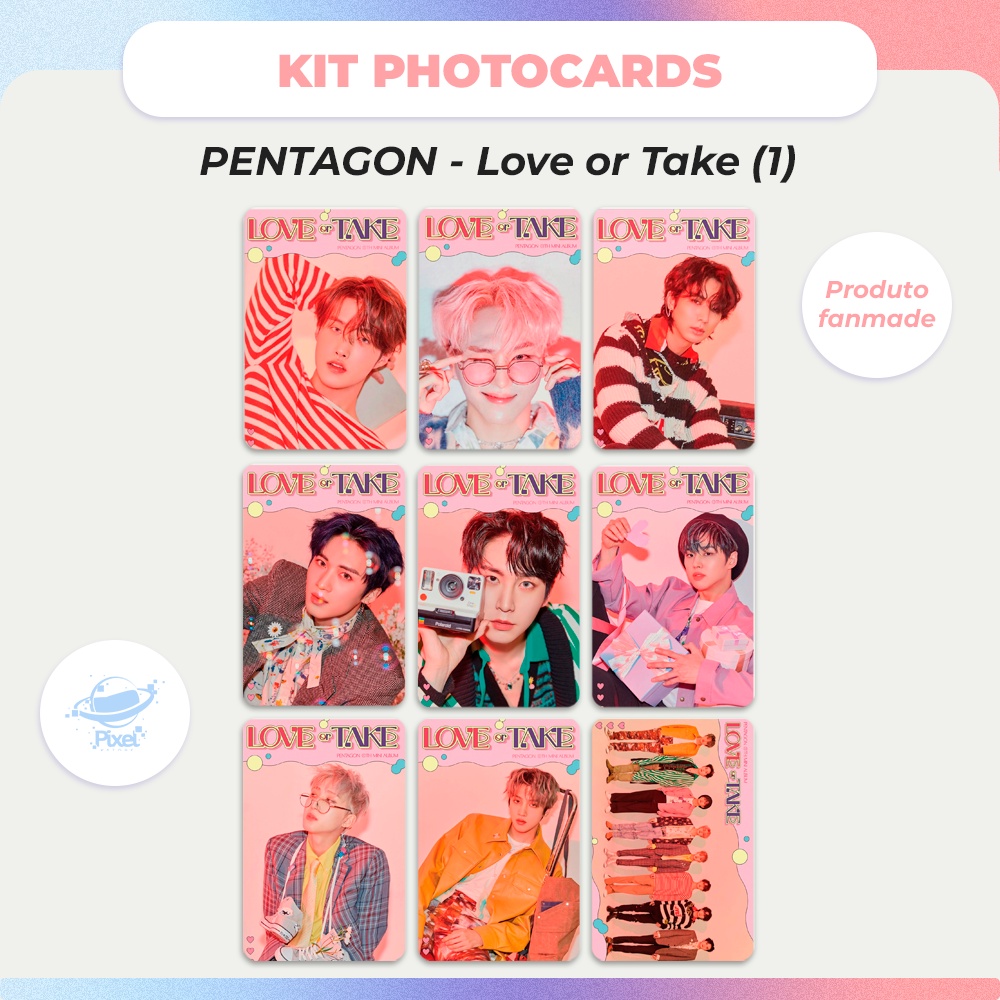 Pentagon | Photocards | KPOP/K-POP | Shopee Brasil