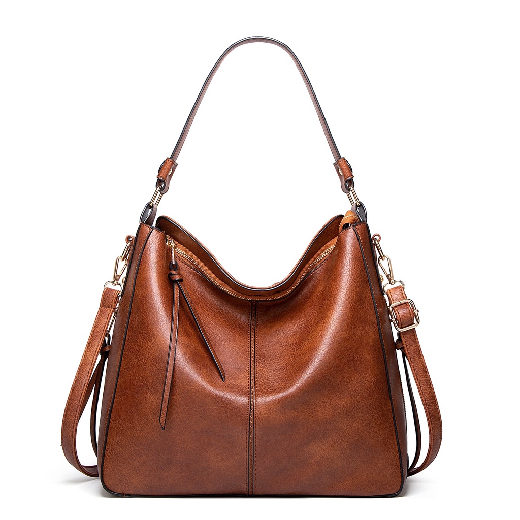 Grandes Bolsos De Couro Macio Retro Hobo Sacos Bolsas Mulheres ...