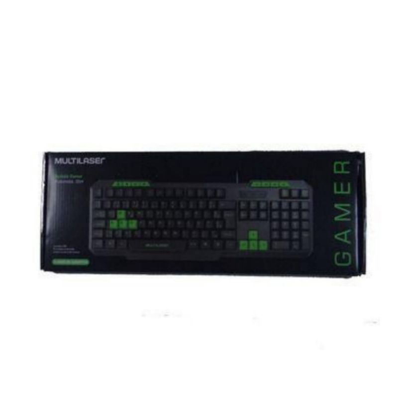 teclado gamer multilaser slim. | Shopee Brasil