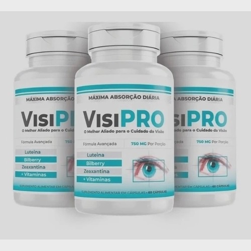 3 Potes Visipro Fórmula Avançada Para O Cuidado Da Visão - Escorrega o ...
