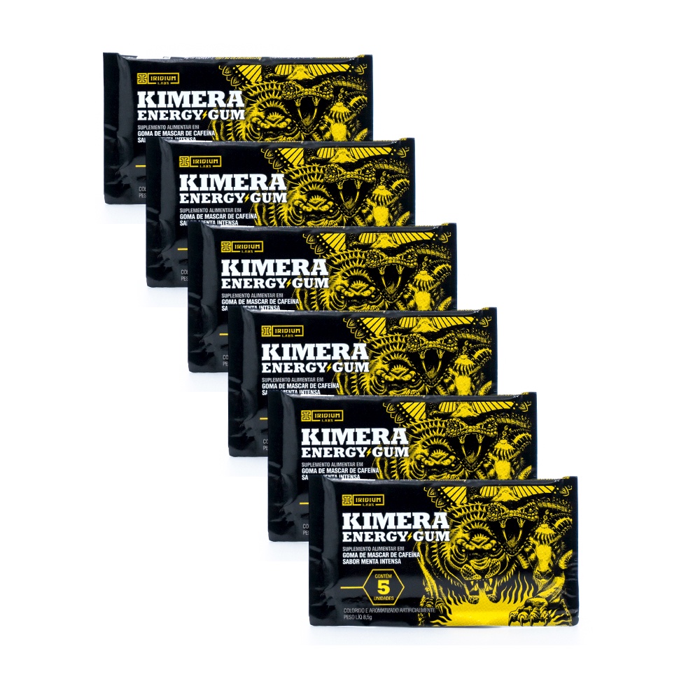 Kit 6x Kimera Energy Gum - Chiclete Termogênico - Iridium Labs ...