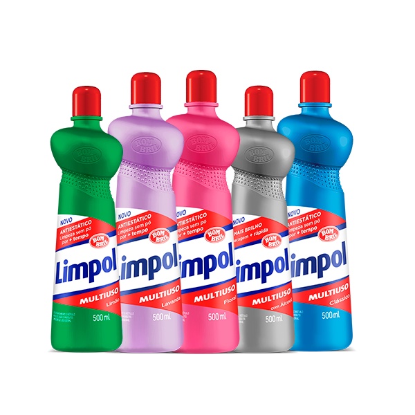Limpador Multiuso Limpol Original Bombril - Diversas Fragrâncias 500ml ...