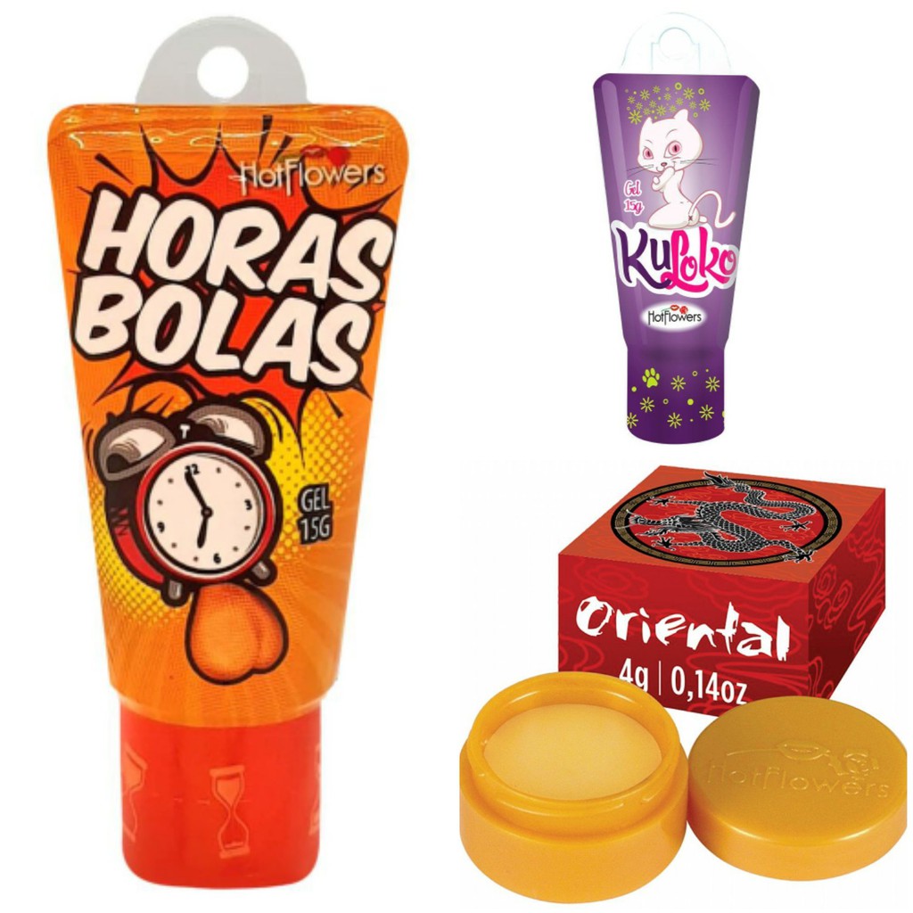Gel Estimula Ereção Homem Kuloko Hot Flowers Pomadinha Esquenta Vagina