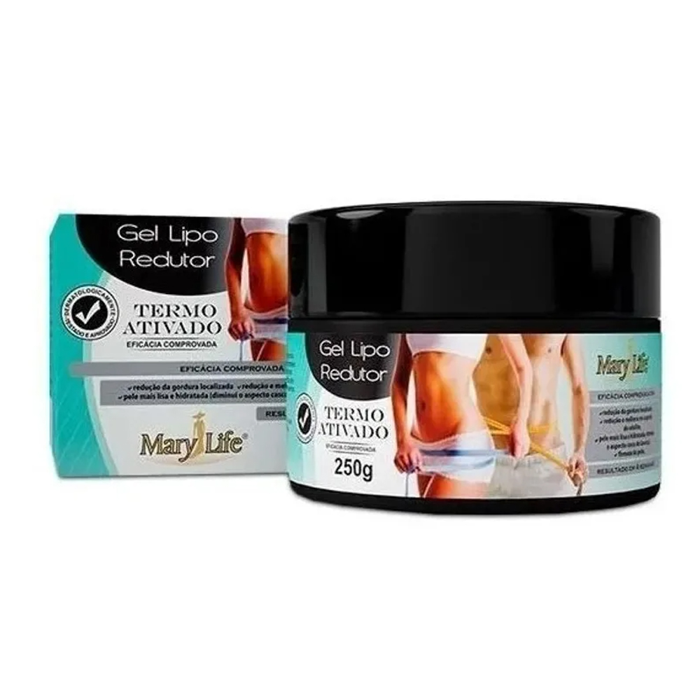 9 Potes - Gel Lipo Redutor Mary Life 250g | Shopee Brasil