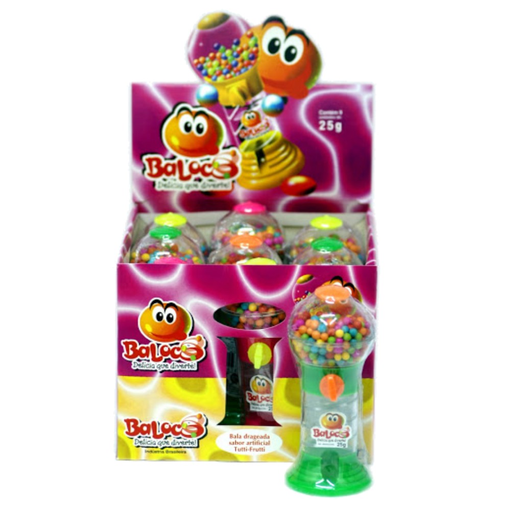 1 Unidade De Brinquedo Baloco Dispenser Com Balas | Shopee Brasil