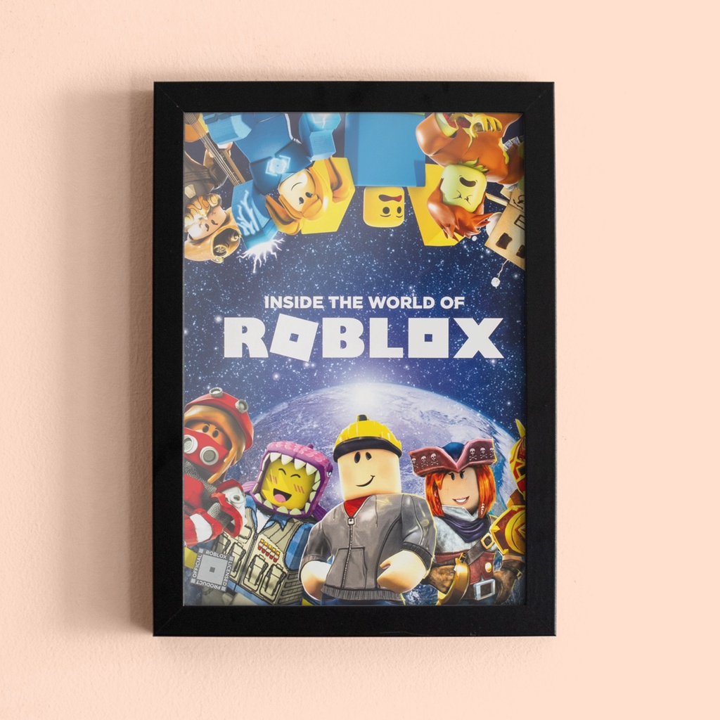 Quadro Decorativo Roblox Com Moldura | Shopee Brasil