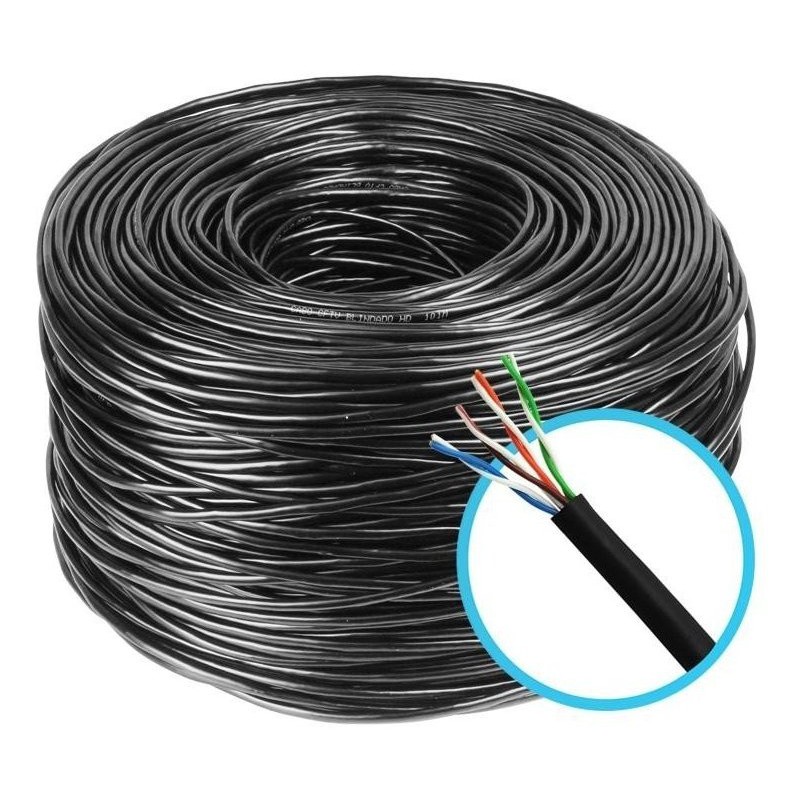 Cabo de Rede Cat5 CFTV Internet Ethernet Trançado Caixa 305 Metros ...