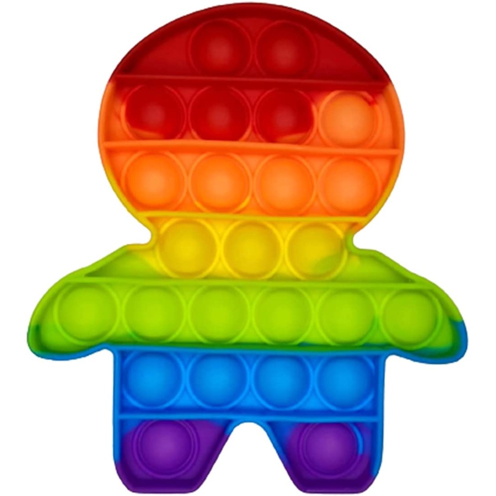 Pop It Colorido Boneco Original 12cm | Shopee Brasil
