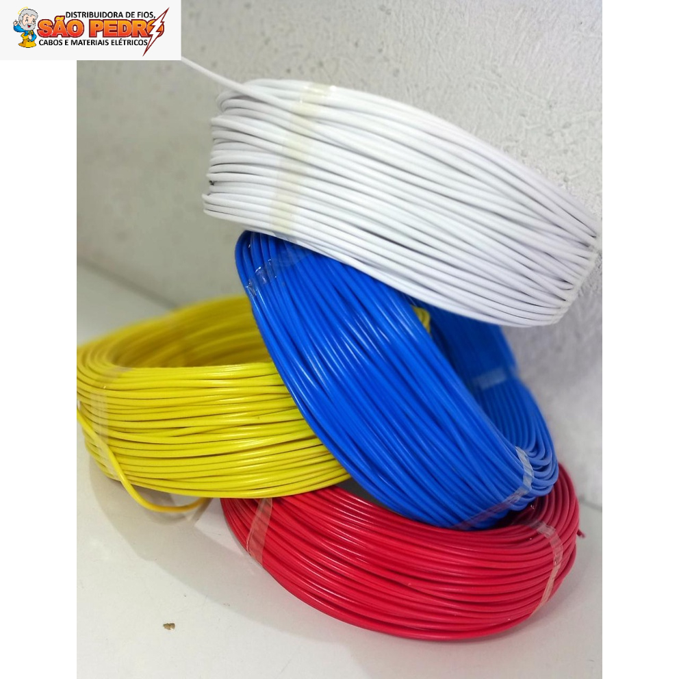 Fio Cabo Flex vel 1 50 Mm E 2 50mm POR METRO 100 Cobre Anti chama