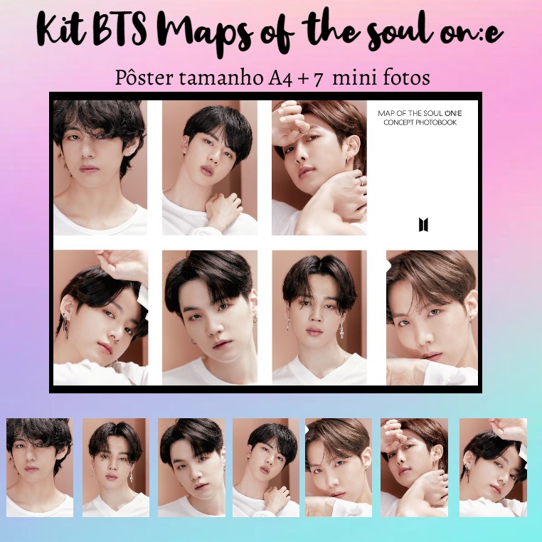 Kit BTS maps of the soul on:e KPOP / maps of the soul album poster ...