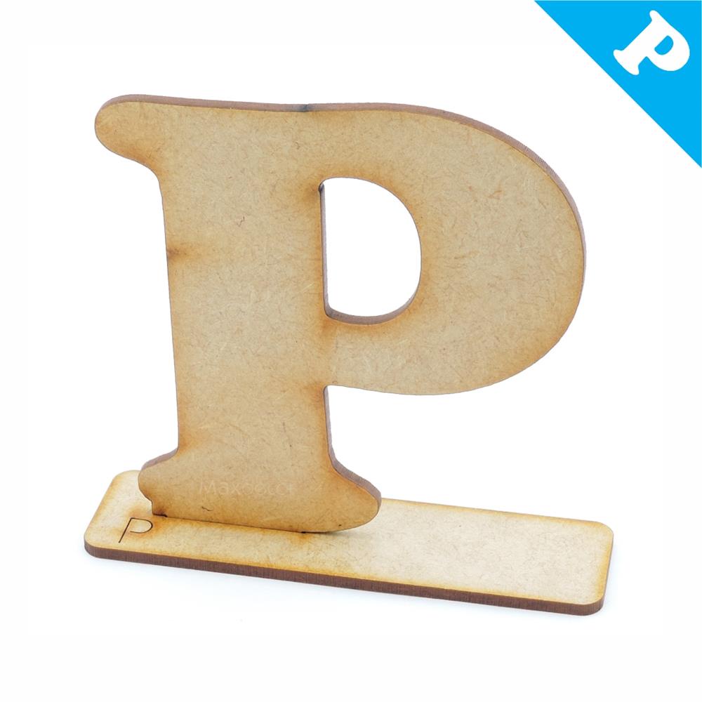 Letra de Mesa em MDF - 10cm de Altura - 1 Unidade - P | Shopee Brasil