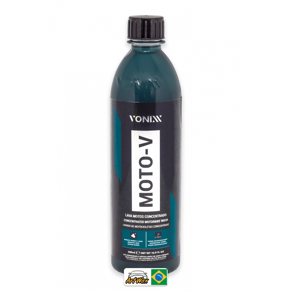 Vonixx Moto-V 500ml - Lava Motos Concentrado | Shopee Brasil
