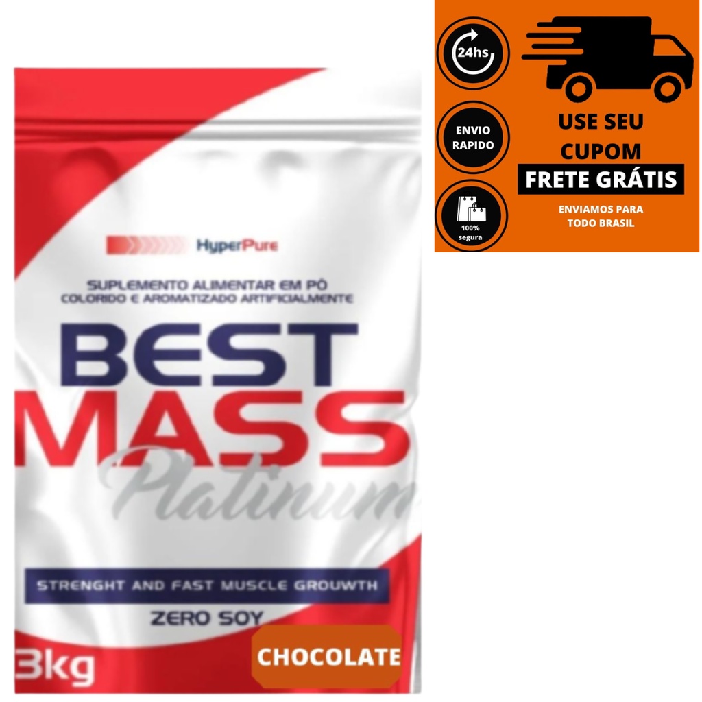 Hipercalorico Hyper Pure 3 Kilos Auto Ganho Massa | Shopee Brasil