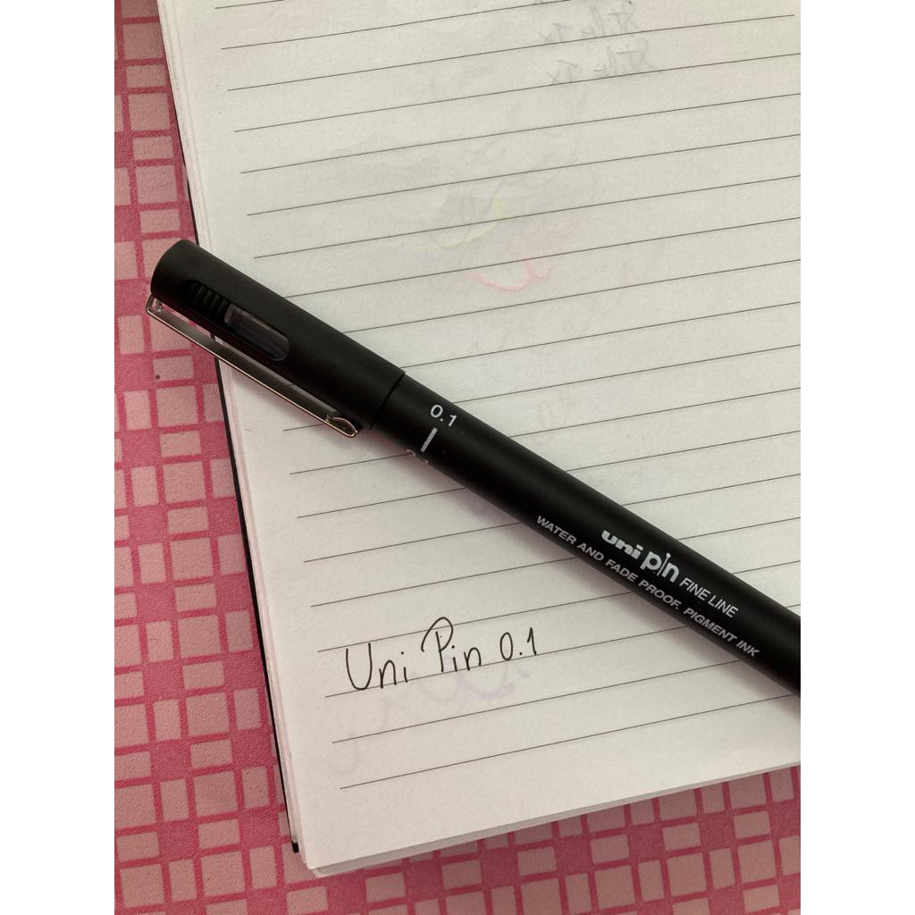 Caneta Profissional Nanquin Uni pin Fine Line 0.1mm preta | Shopee Brasil