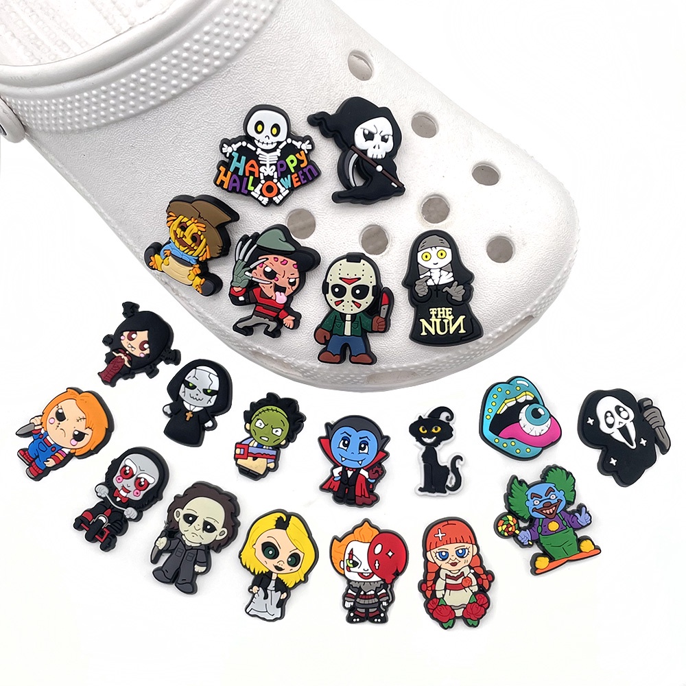 Pin Jibbitz para Crocs Personagens Filme Terror Chucky Freddy Krueger ...