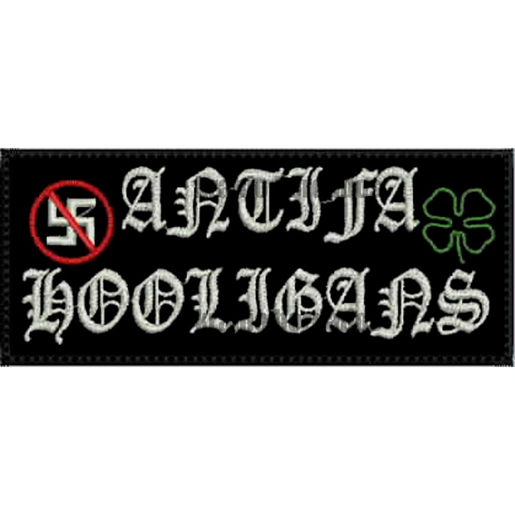 ANTIFASCISTA PUNK ANTIFA HOOLIGANS PATCH BORDADO ENVIO IMEDIATO ...