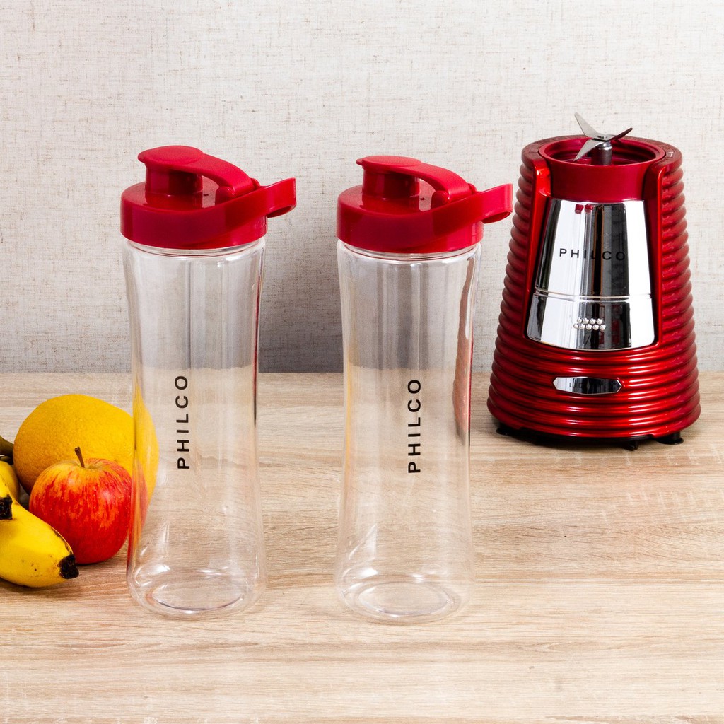 Blender Philco Fit Retro Vermelho com 2 copos de 600ml 220V - 300W ...