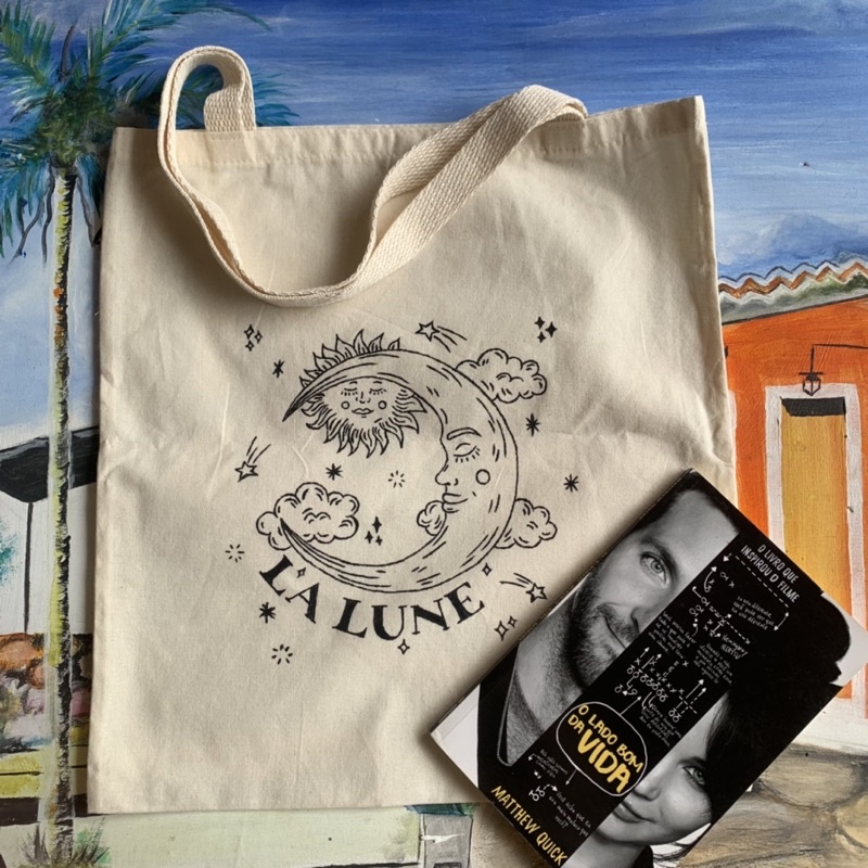 Ecobag La Lune sacola ecológica | Shopee Brasil