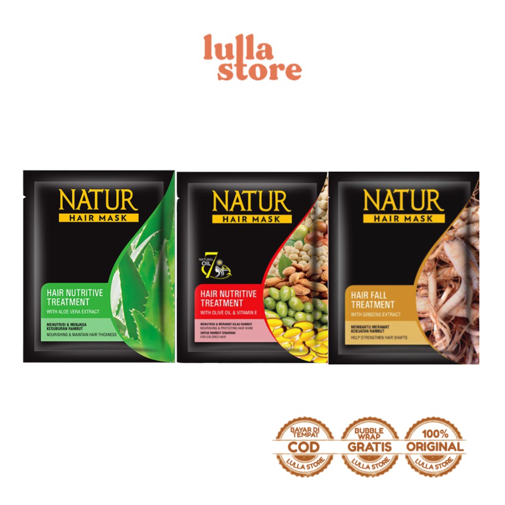 Mascara De Cabelo Nature 15g | Shopee Brasil