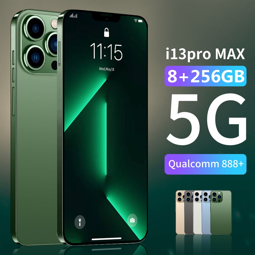 Smartphone Btzxkj.br I13 Pro Max 6,7 Polegadas Telefones Celulares Android 8 256GB - Escorrega o ...