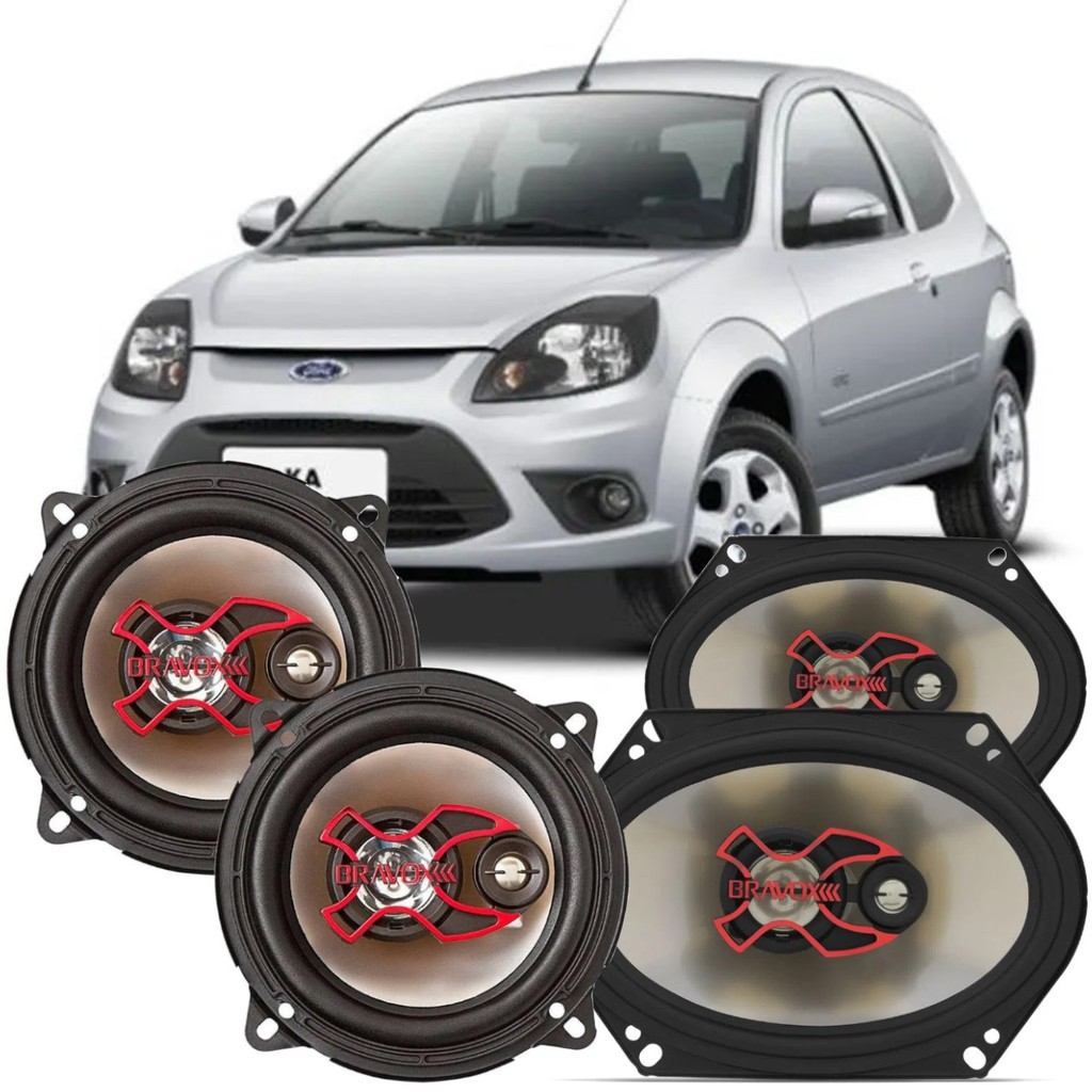 Kit 4 Alto Falantes Jbl Novo Ford Ka 2015 A 2018 240w Rms - Escorrega o ...
