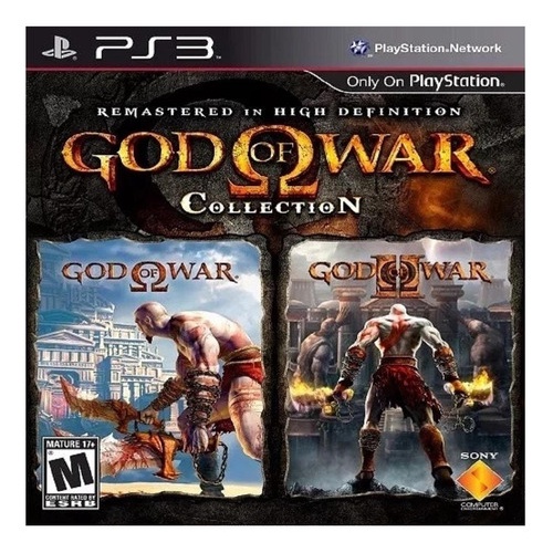 God of War Collection ps3 - Gow 1 e 2 jogo original - Desconto no Preço