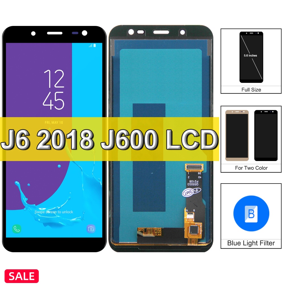 Tela Display Samsung J6 2018 J600 J600F J600Y Lcd | Shopee Brasil