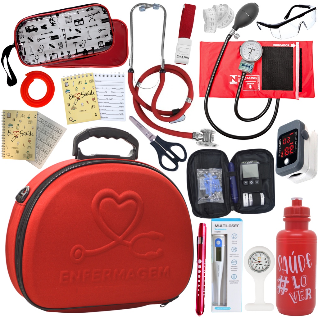 Kit Enfermagem Super Luxo Completo Exclusiva | Shopee Brasil