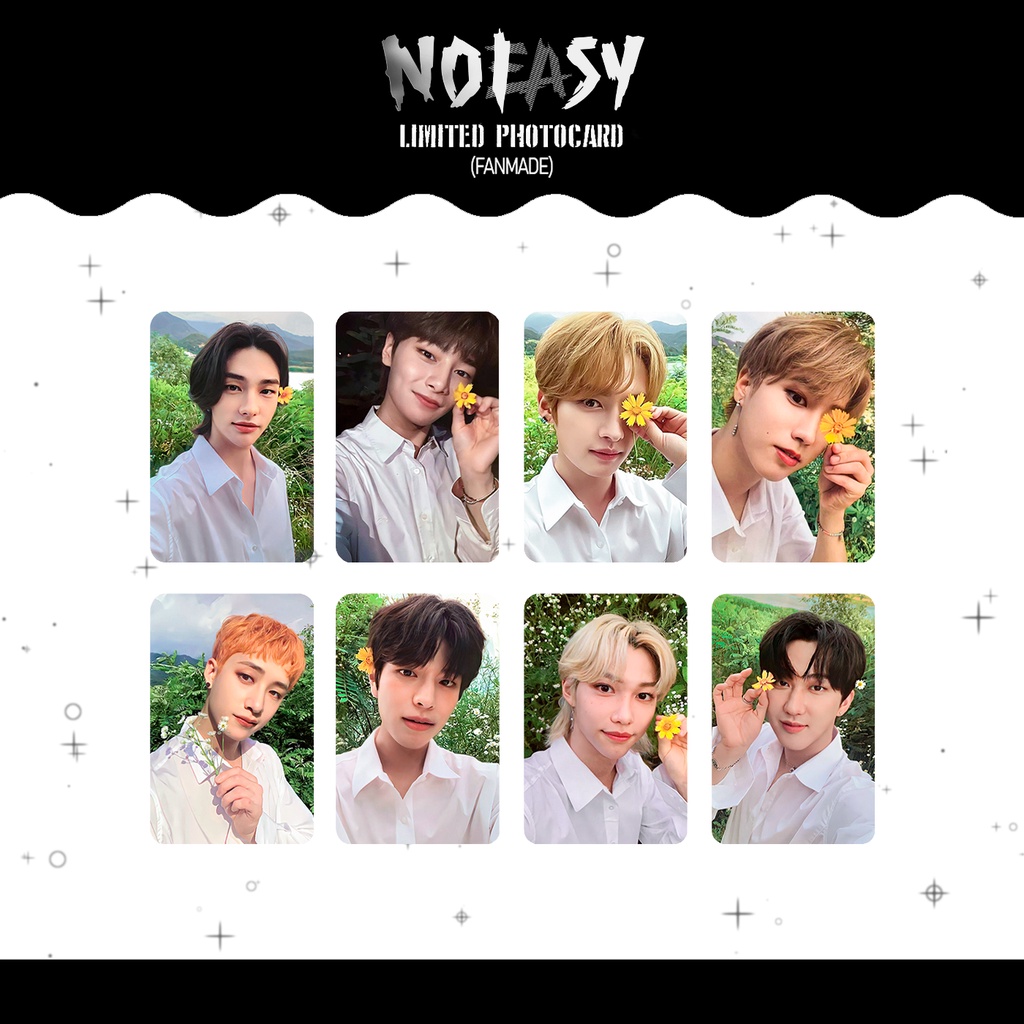 Kit Cards/photocards Stray kids Noeasy limited ver. Fanmade (Frente e ...