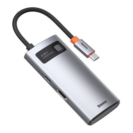 Hub Usb C Adaptador Baseus 4 Em 1 Multifuncional 4k Hdmi | Shopee Brasil