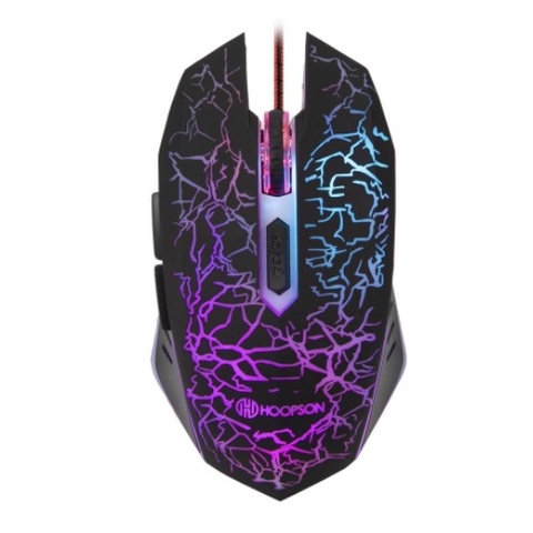 Mouse Gamer Predator LED RGB 2400DPI Hoopson - GT1000 | Shopee Brasil