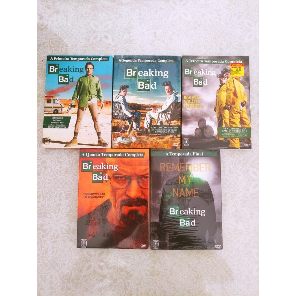 Box Breaking Bad 5 temporadas DVD | Shopee Brasil