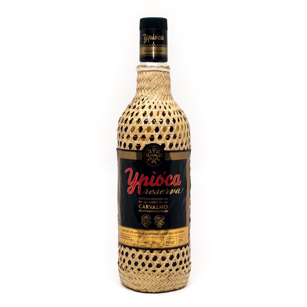 Cachaça Ypióca Empalhada Reserva Ouro Carvalho 965ml | Shopee Brasil