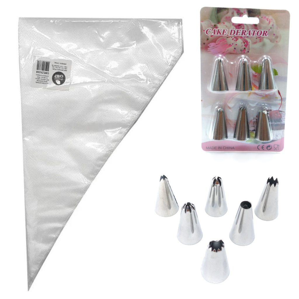 Kit Saco De Confeitar Descartavel Profissional com 50 unidades Manga de ...