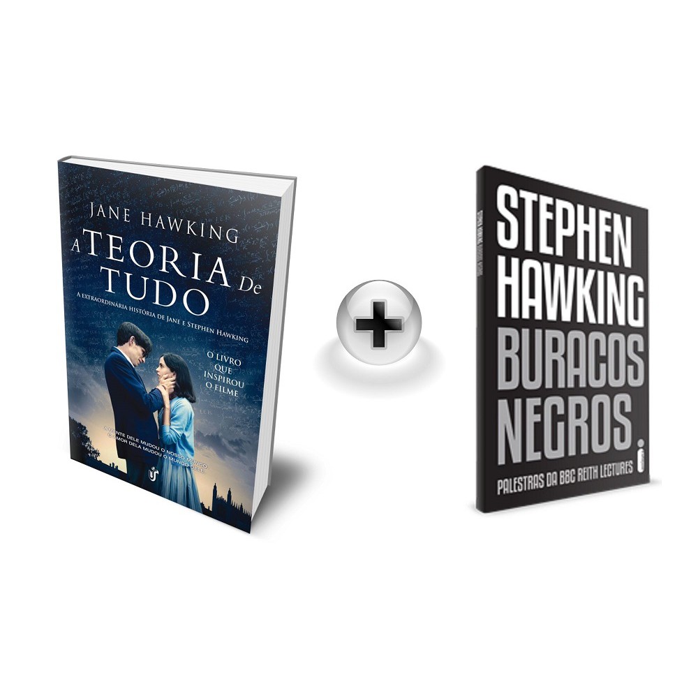 Kit A Teoria de Tudo & Buracos Negros Jane Stephen Hawking Capa Comum ...