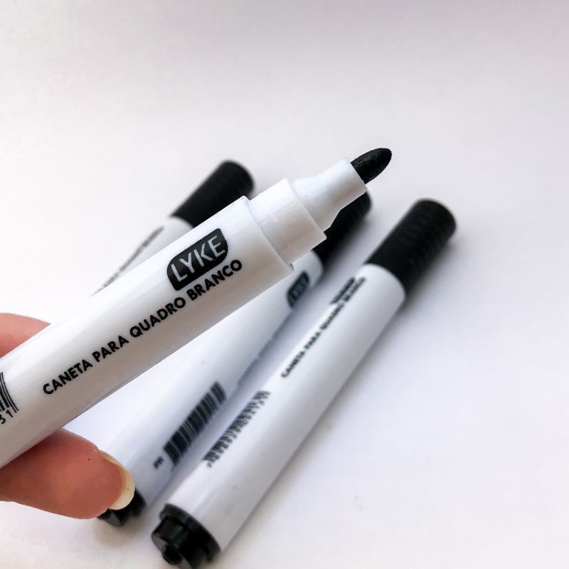 Caneta para quadro branco - preta (duas unidades inclusas) | Shopee Brasil
