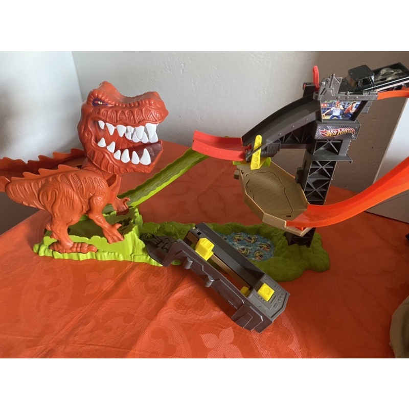 Pista HotWheels Dinossauro antiga | Shopee Brasil