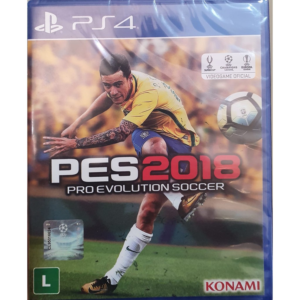 Jogo Pro Evolution Soccer 2018 (PES 18) - PS4 Novo | Shopee Brasil