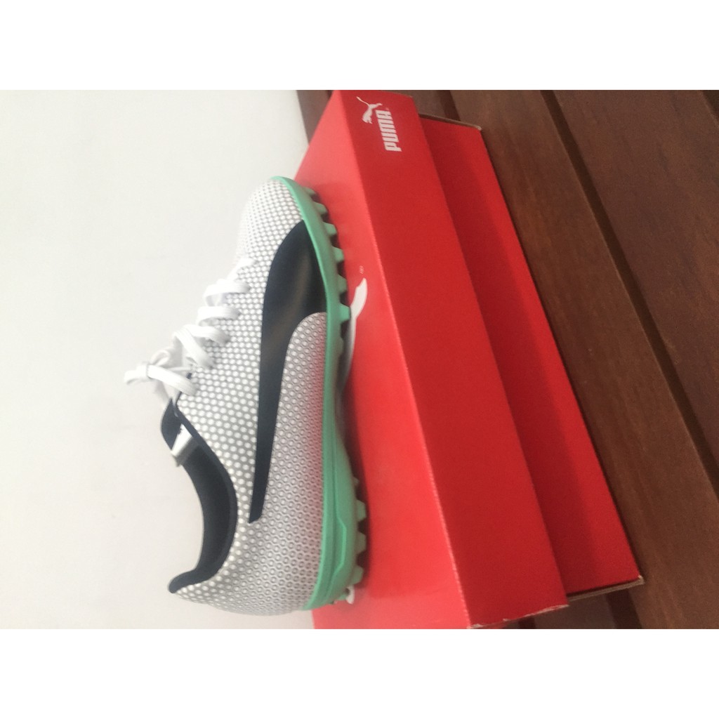 Chuteira Puma Spirit TT Society Branca | Shopee Brasil