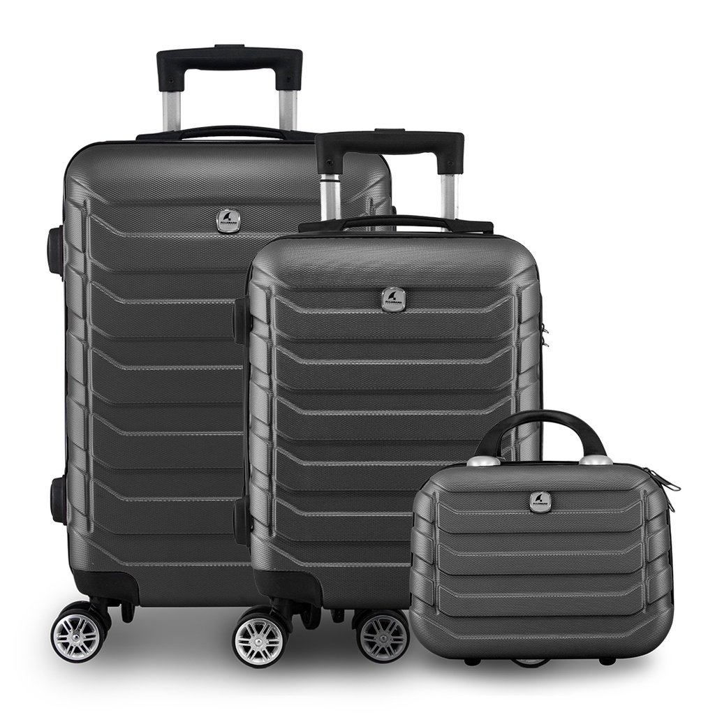 Kit Malas Bordo Viagem Avião Bagagem de Mão ANAC Regulamentada Rodinhas ...