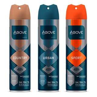 ABOVE Desodorante Antitranspirante Aerosol Varias Fragrâncias 150ml ...