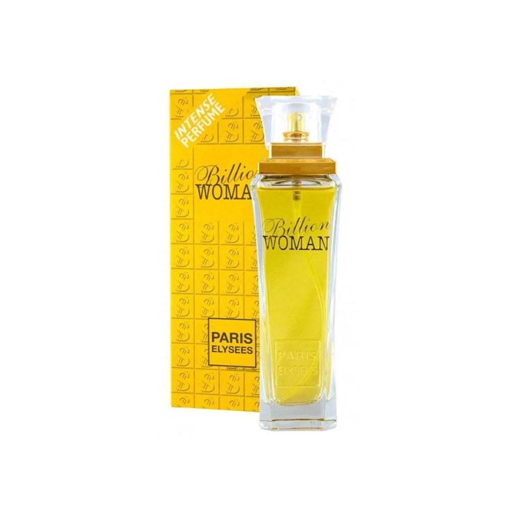 Perfume Paris Elysees Billion Woman EDT Feminino 100ml | Shopee Brasil