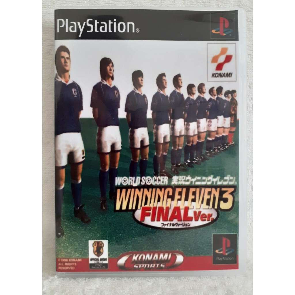 Winning Eleven 3 Final Ver. Jogo Reprô Para Playstation 1 | Shopee Brasil