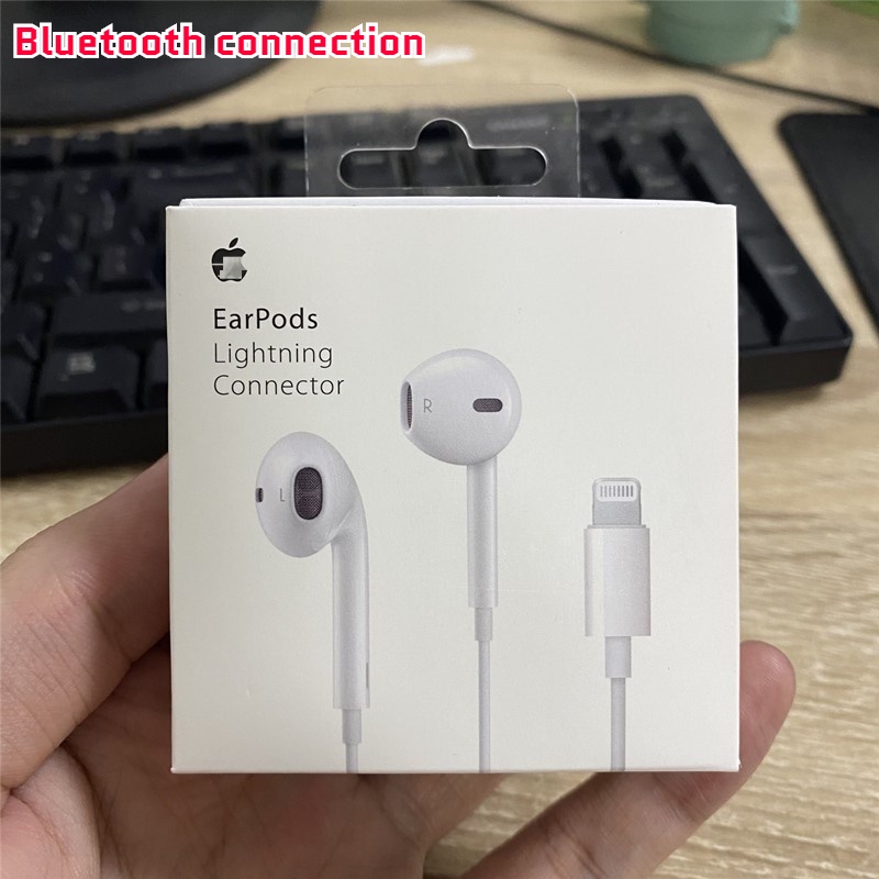 Original Relâmpago Earpods Wired Stereo Bluetooth Fone De Ouvido Fones ...