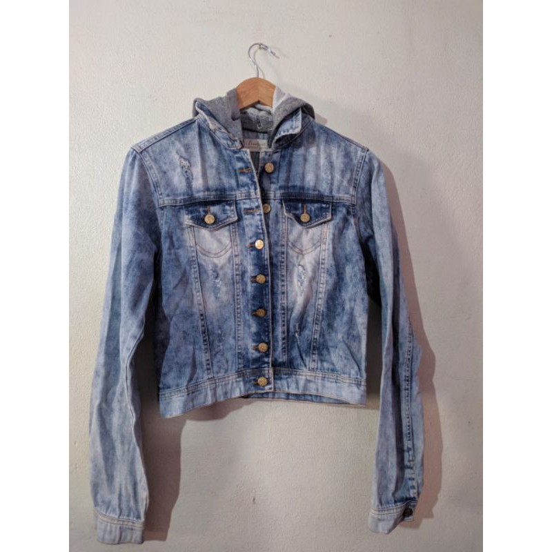 Jaqueta Jeans Bad Cat | Shopee Brasil