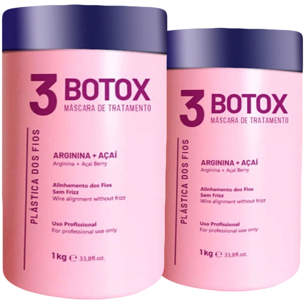 Kit 2 Botox Plástica Dos Fios 2x1kg | Shopee Brasil