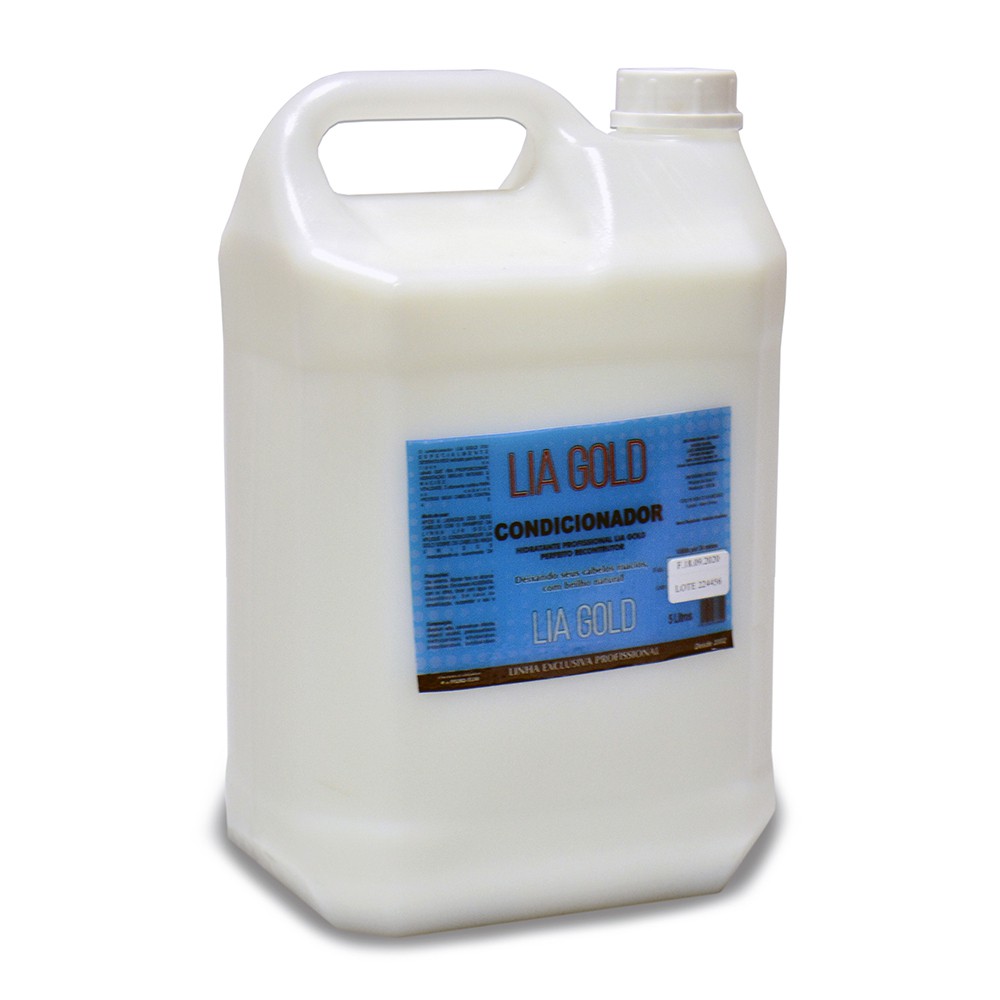 Condicionador Profissional Lia Gold Galão 5 Litros | Shopee Brasil