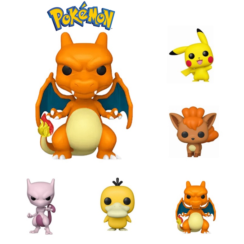 Funko POP 10cm Pokemon Pikachu Charizard Mewtwo Figures Toy Model Kids ...