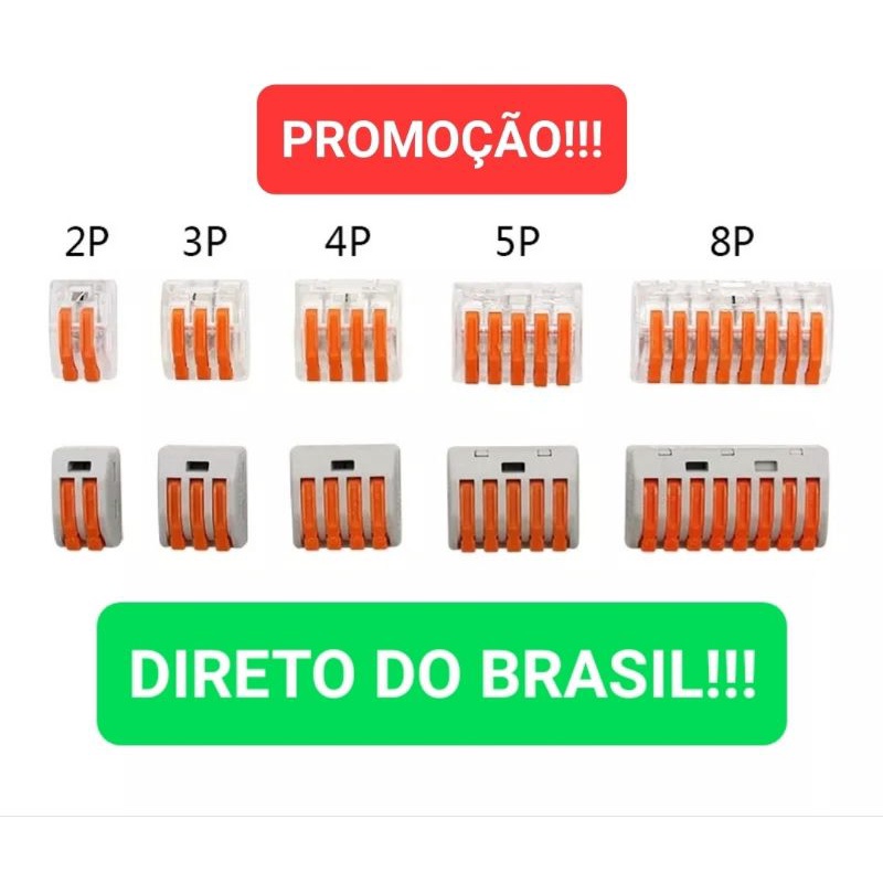 Conector Elétrico De Emenda E Derivação 3M Scotchlok IDC 562 Pacote Com ...