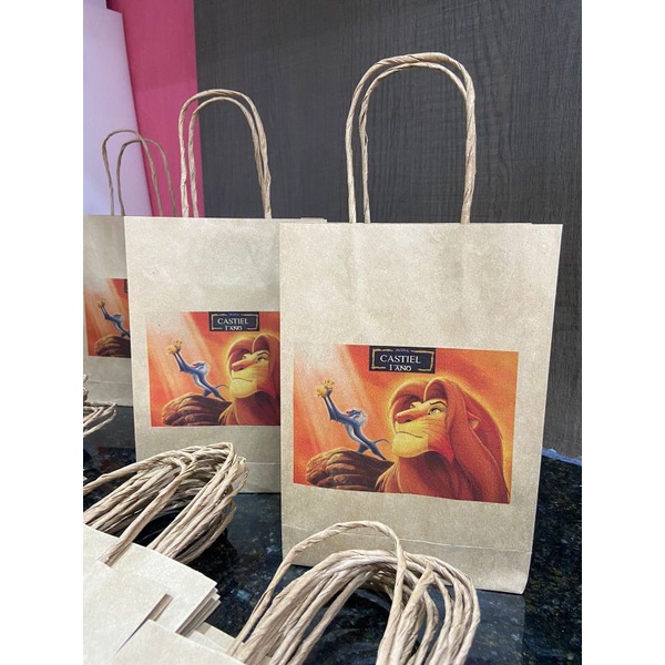 100un- Sacola Papel Kraft Personalizada C/ Logo- Sacola Craft Tam PP/P ...